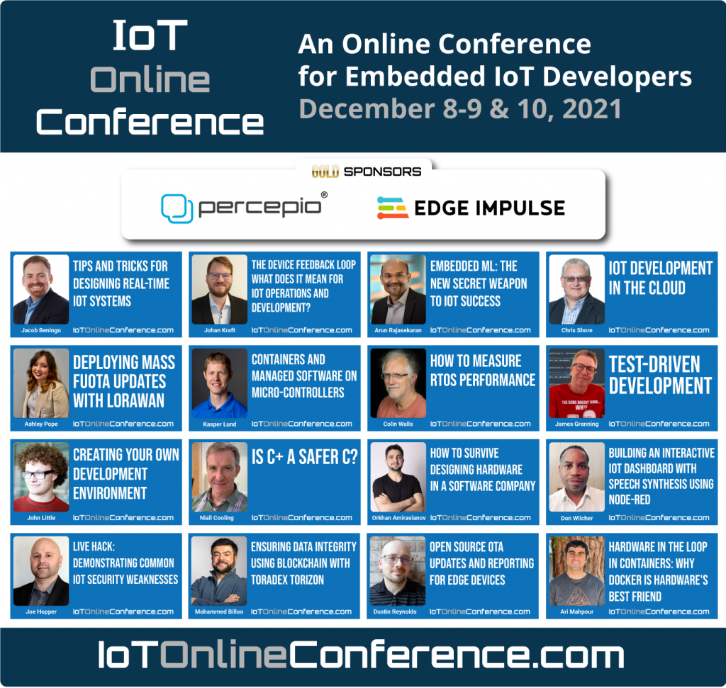 The IoT Online Conference (2021) | Beningo Embedded Group