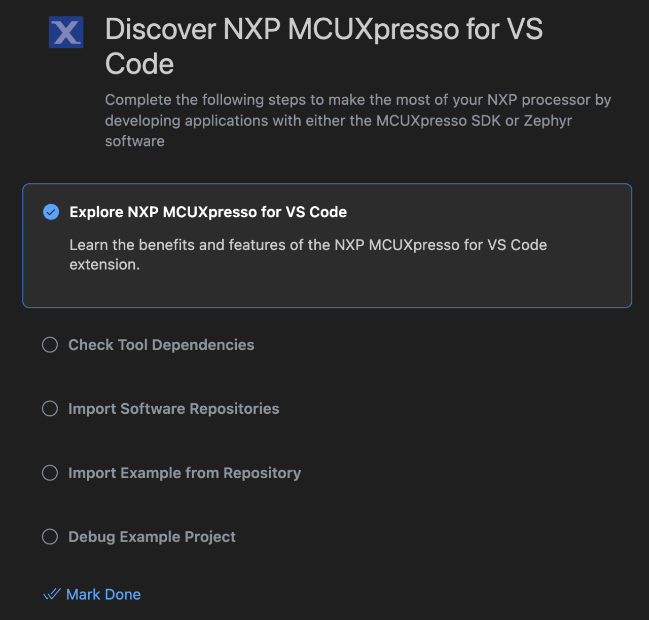 Visual Studio Code: A Guide to the MCUXpresso for VS Code extension